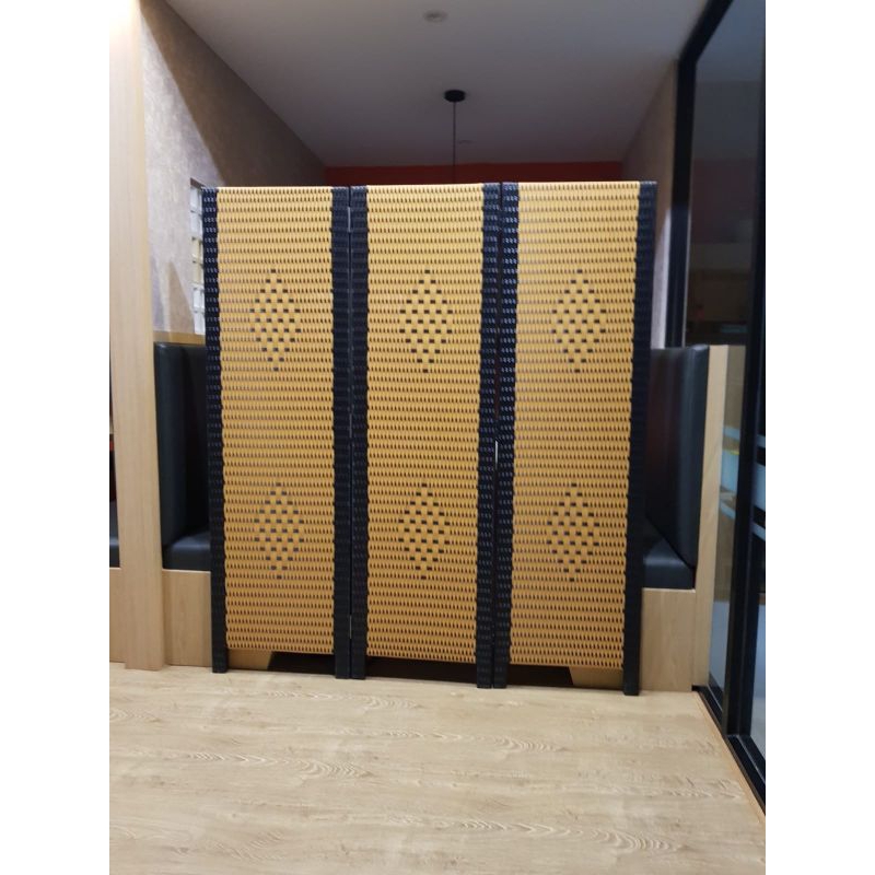 Jual Sketsel Partisi pembatas penyekat ruangan lipat portable rotan ...