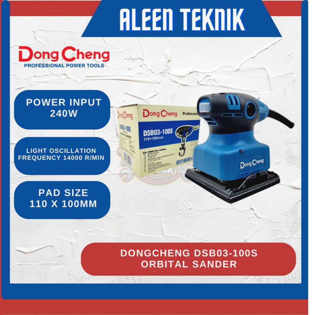 Jual Mesin Amplas Listrik DONGCHENG DSB 03-100 orbital sander Dong ...