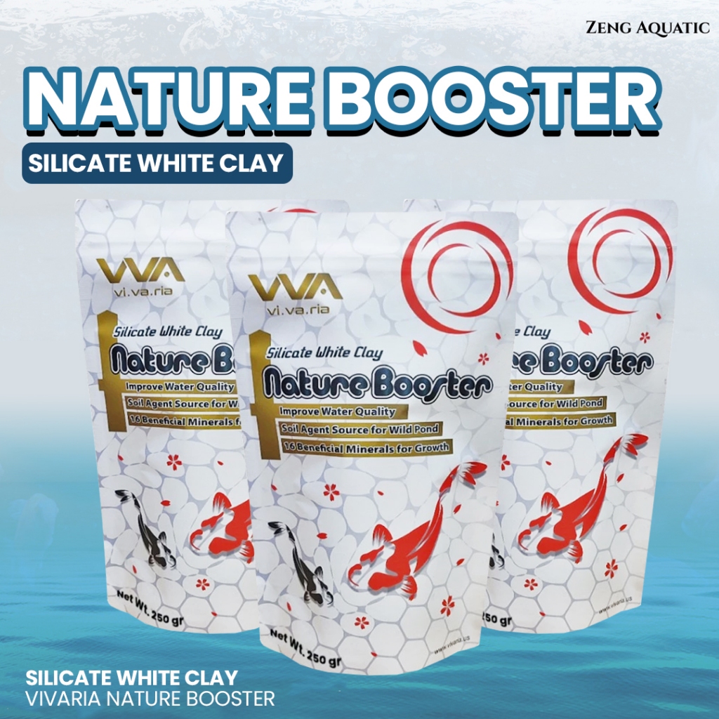 Jual Vivaria Nature Booster 250gr – Mineral Clay untuk Koi, Koki, Ikan ...
