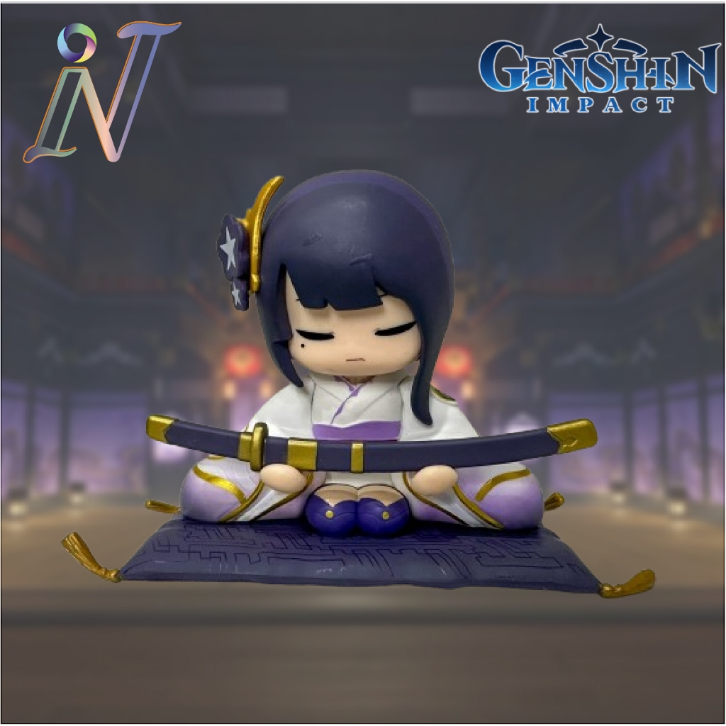 Jual Raiden Shogun Figurine Figure Dekorasi Genshin Impact | Shopee ...