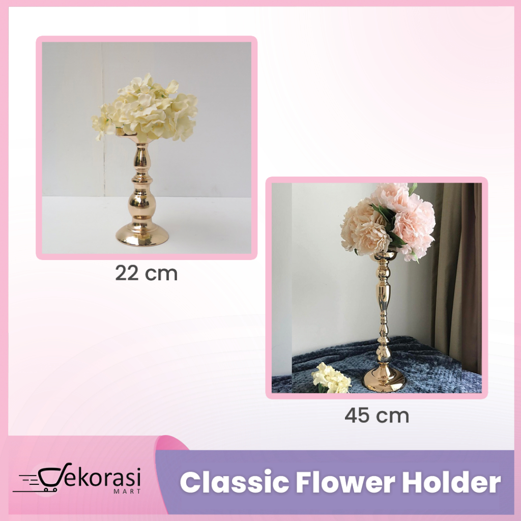 Jual Classic Flower Holder/tempat bunga/vas bunga/hiasan meja | Shopee ...