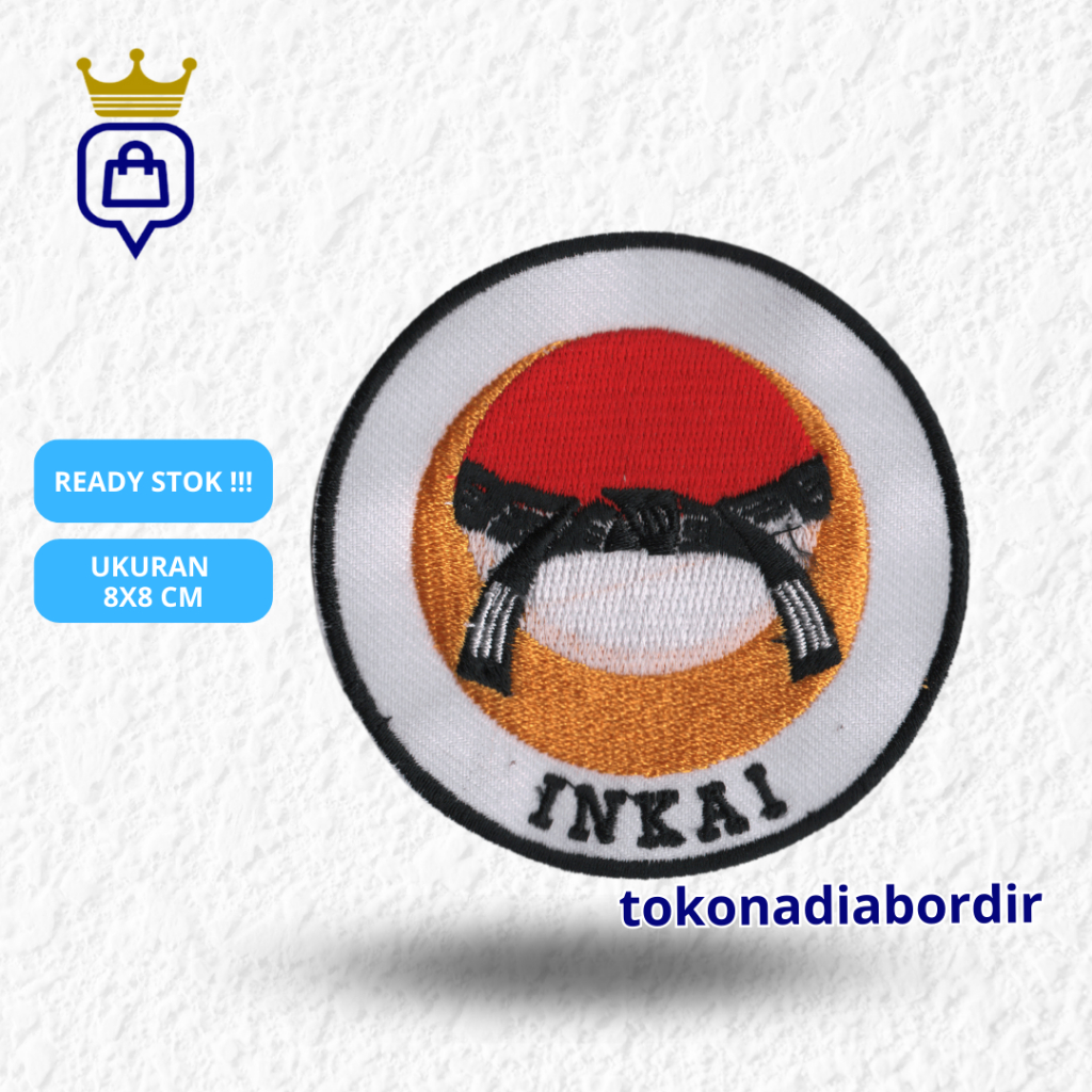 Jual Bordir Forki Inkai Kki Ipsi Inkado Gojukai Kukiwon Shokaido ...