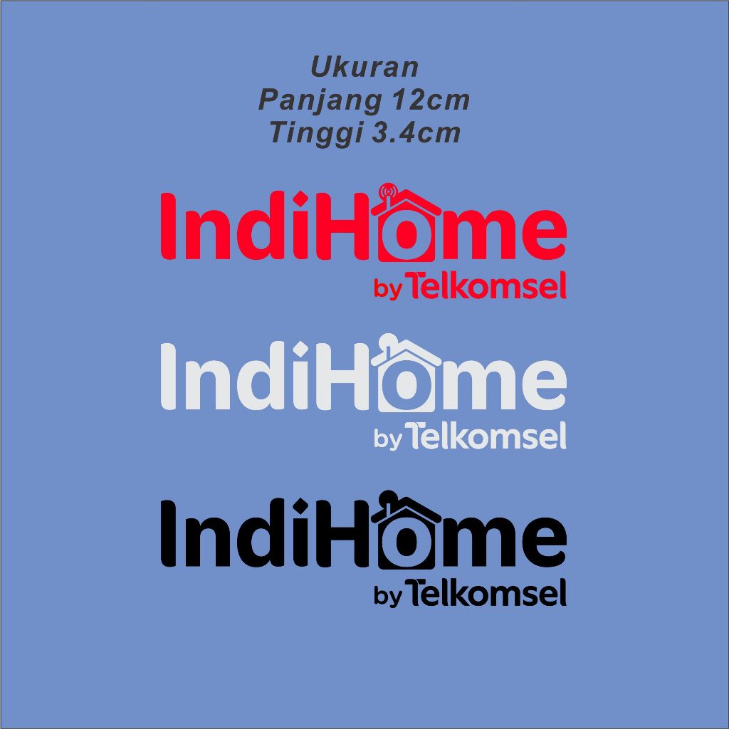 Jual Stiker Indihome by Telkomsel | Sticker Cutting Indihome By ...