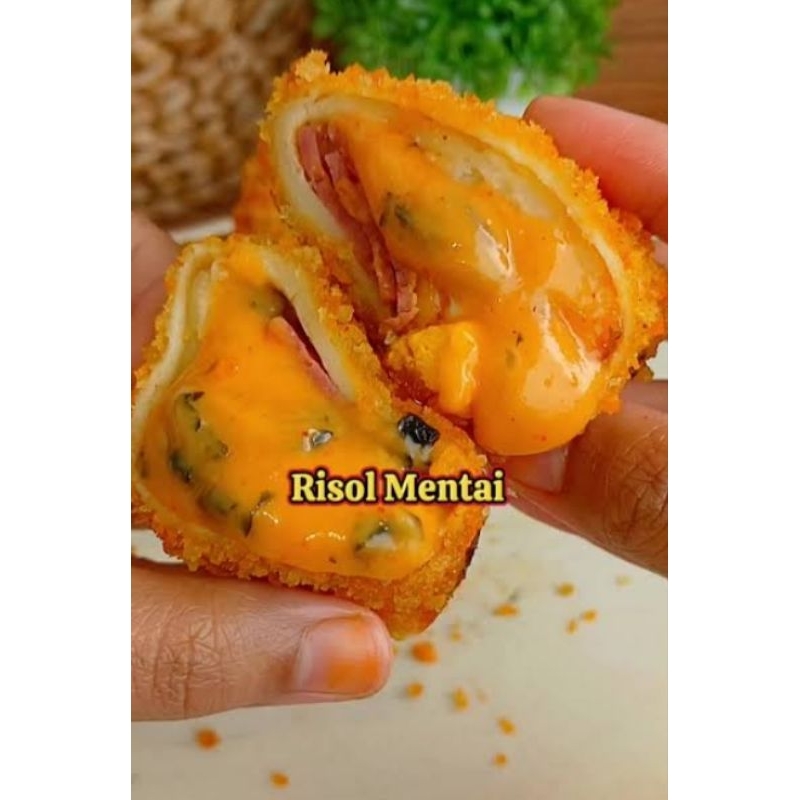 Jual Risol Mentai Frozen food Cemilan murah isi 8 | Shopee Indonesia