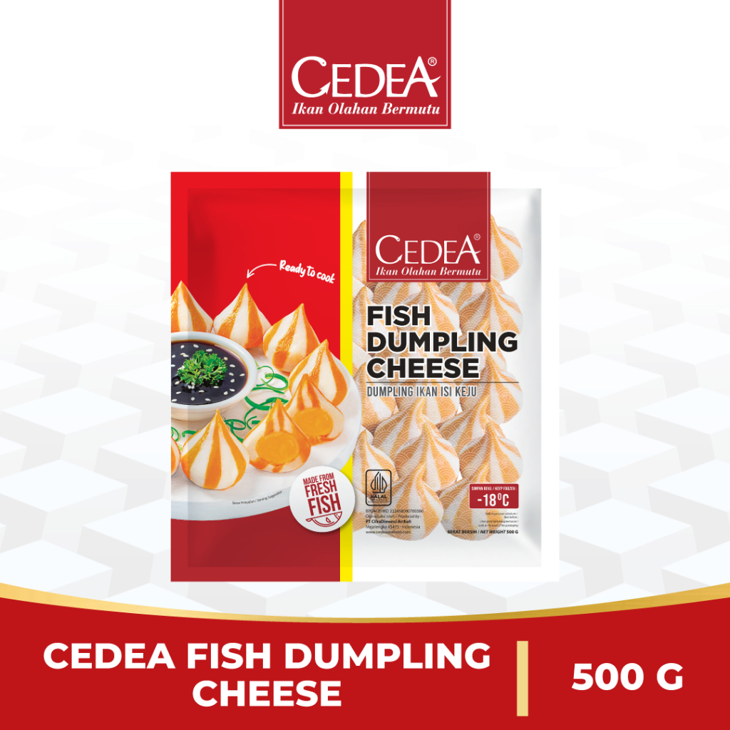 Jual CEDEA Fish Dumpling Cheese [500g] | Shopee Indonesia