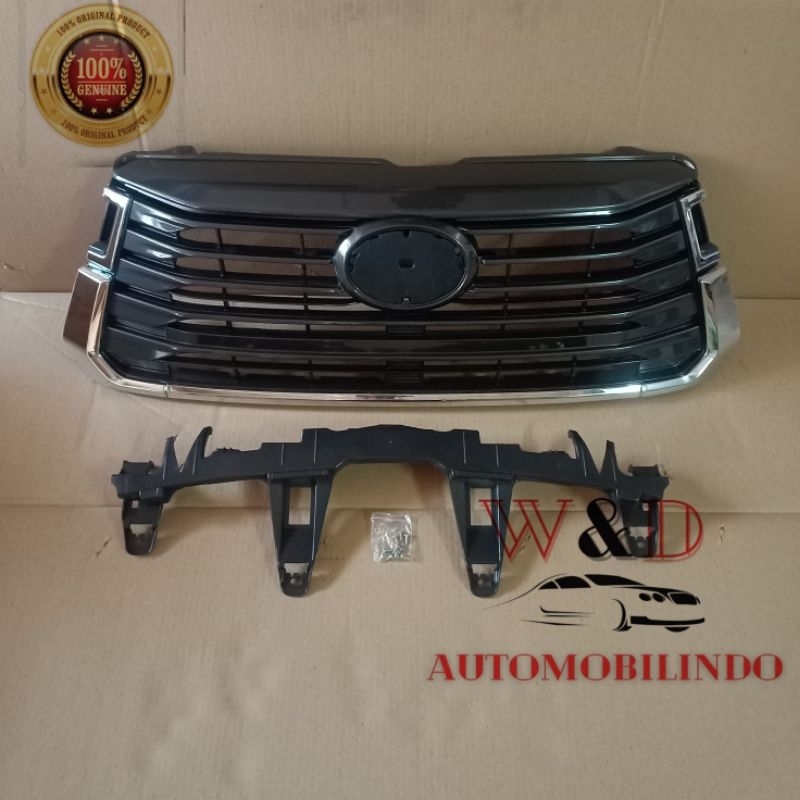 Jual grill radiator grille Bemper depan Innova reborn | Shopee Indonesia
