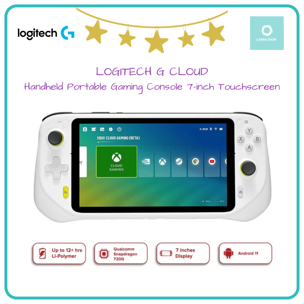 Jual LOGITECH G CLOUD Handheld Portable Gaming Console 7-inch ...