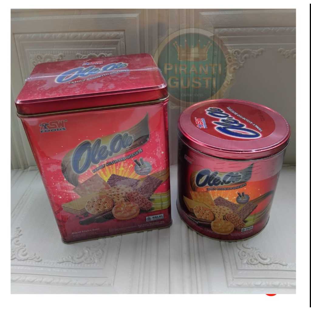 Jual Ole ole assorted biscuits kemasan kaleng 600gr dan 250gr | Shopee ...