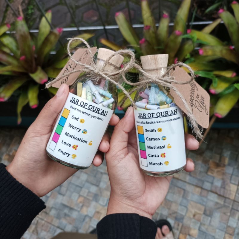 Jual [KOSMOSOFIK] Jar Of Qur'an/Jar of hadist/muslim gift/hadiah/jar of ...