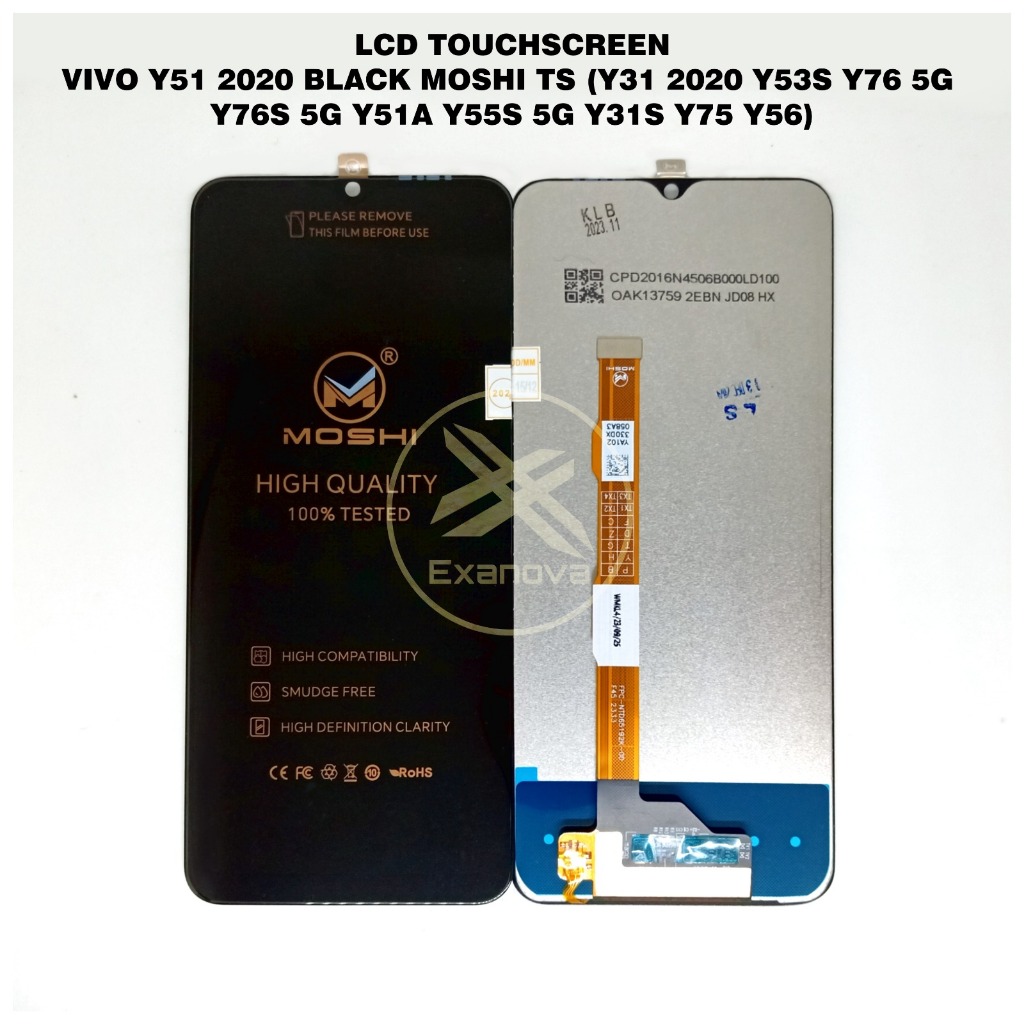Jual LCD TOUCHSCREEN VIVO Y51 2020 TS (Y31 2020 Y53S Y76 5G Y76S 5G ...