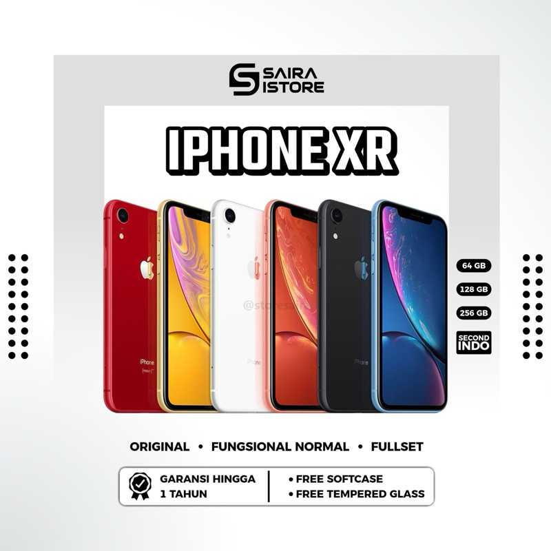 Jual Smartphone XR 64GB 128GB 256GB Secondhand Resmi All Provider ...
