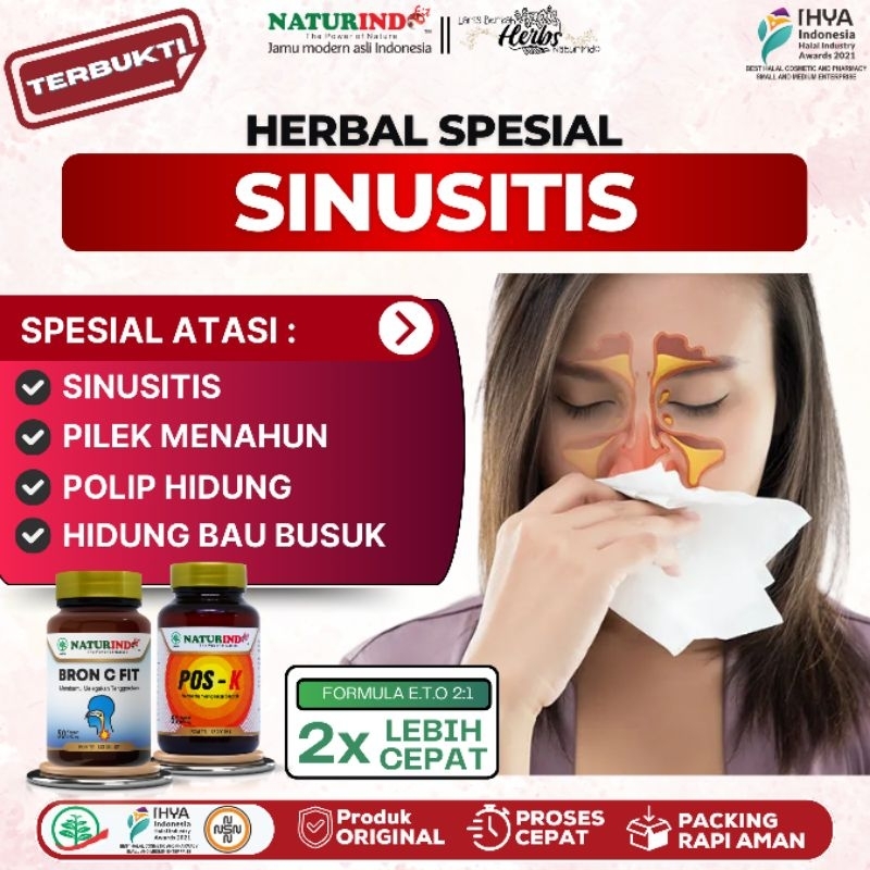 Jual Obat Sinusitis Polip Hidung Rhinitis Pilek Menahun Anosmia Alergi Hidung Bau Busuk Jamu ...