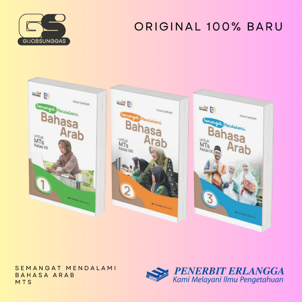 Jual SEMANGAT MENDALAMI BAHASA ARAB MTS KELAS 7 8 9 KURIKULUM MERDEKA - ERLANGGA | Shopee Indonesia