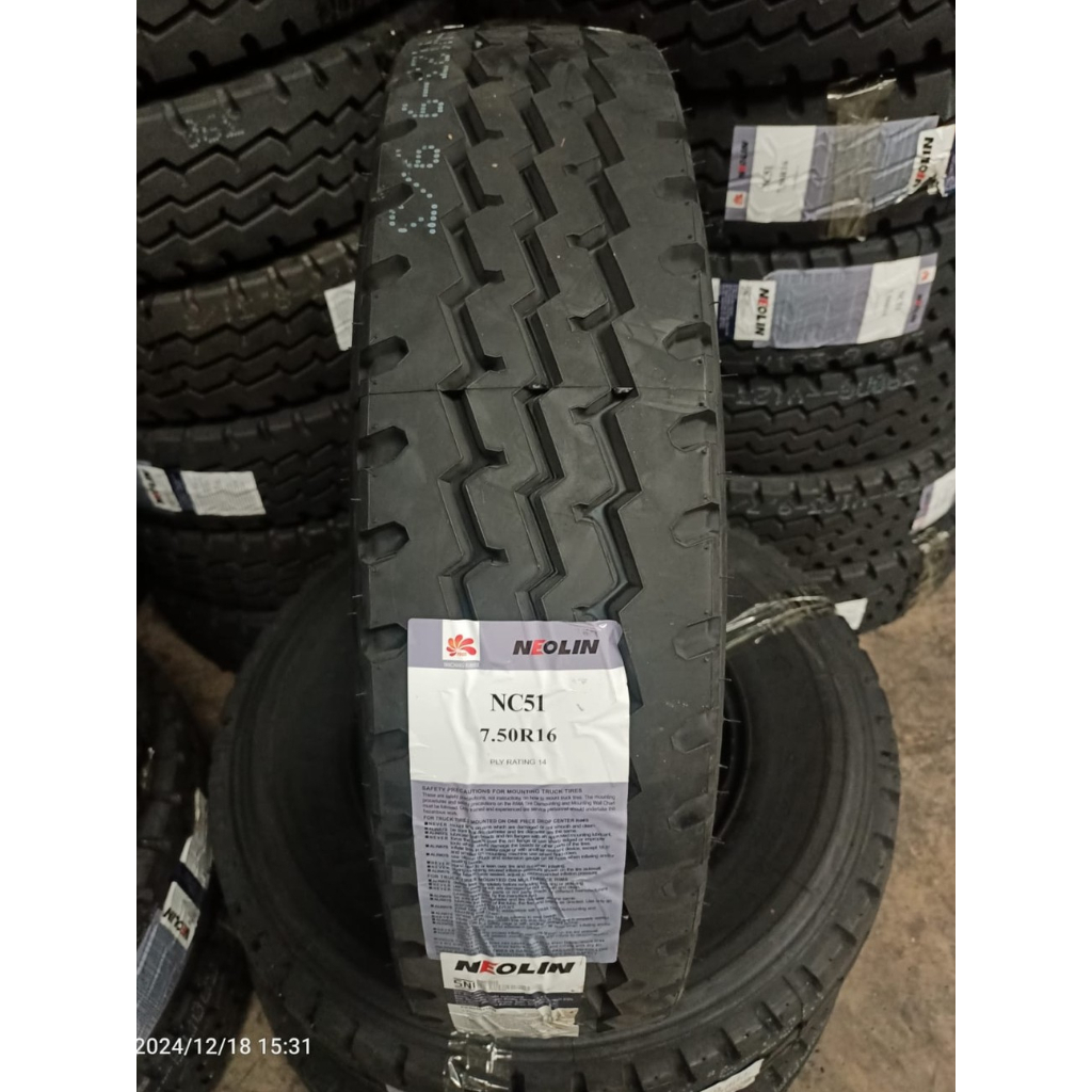Jual BAN KAWAT (RADIAL) NEOLIN 750 R 16 NC 51 SET (KOMPLIT) | Shopee ...