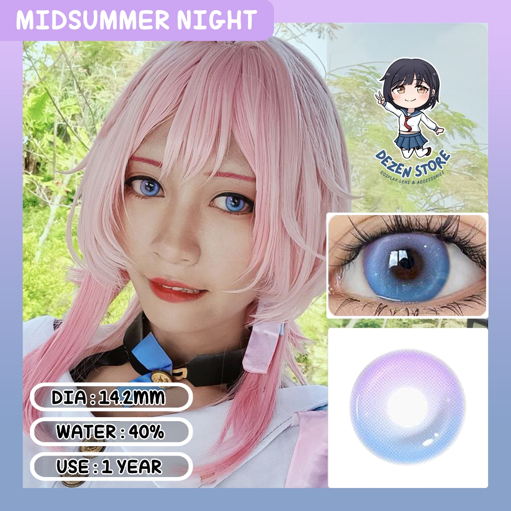 Jual Softlens Cosplay 14.2mm Gradasi Terang, Midsummer Night, Glass Sea ...