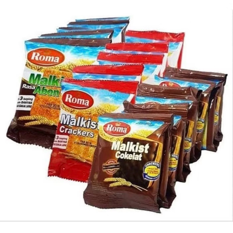 Jual Roma Malkist Abon Renceng isi 10 @ 27 g | Shopee Indonesia