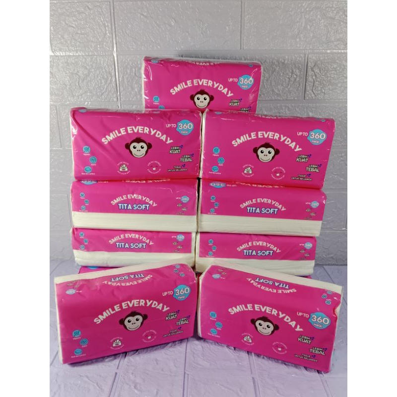 Jual TISSUE TITA SHOF 360shets PAKET 10 PACK TISSUE TITA SHOF MURAH 10 ...
