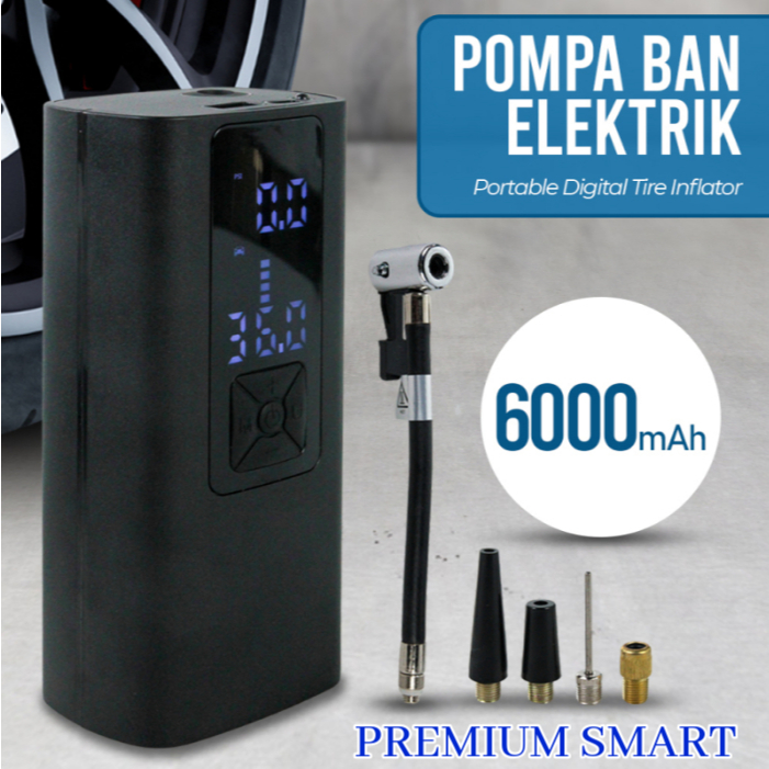 Jual AOTOCAR Pompa Ban Motor Dan Mobil Electric Portable Electric Mobil ...