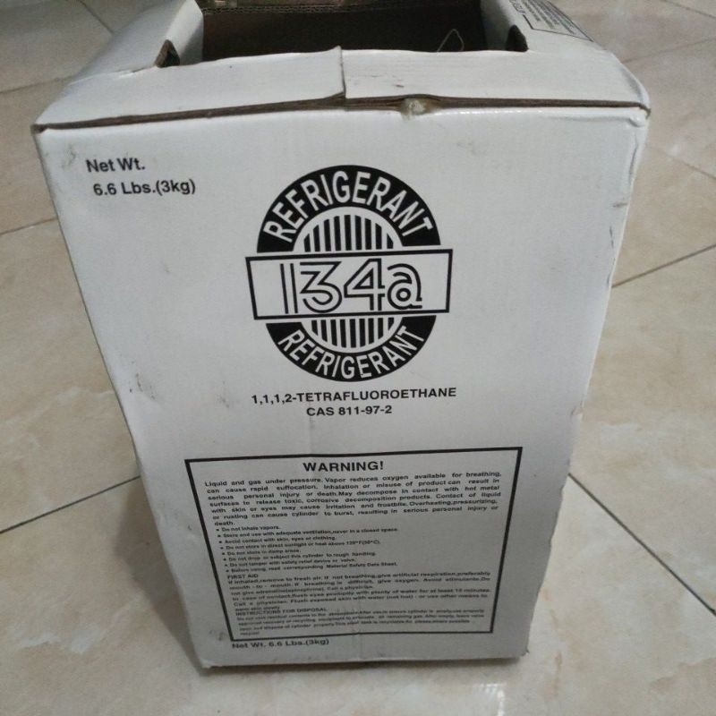 Jual REFRIGRENT R134 FREON AC MOBIL KULKAS TABUNG MINI ISI (3KG R134 ...