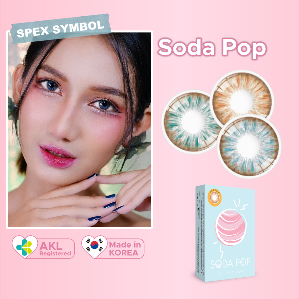 Jual Softlens Soda Pop Varian Cola Float | Sugar High | Blue Raspberry ...