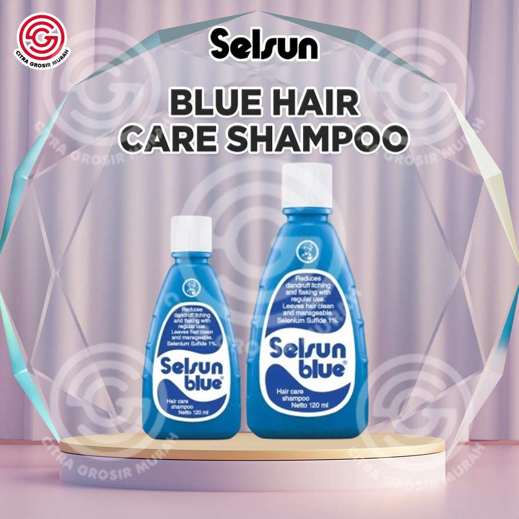 Jual Selsun Blue Hair Care Shampoo 60ml & 120ml || Shampo Anti Ketombe ...