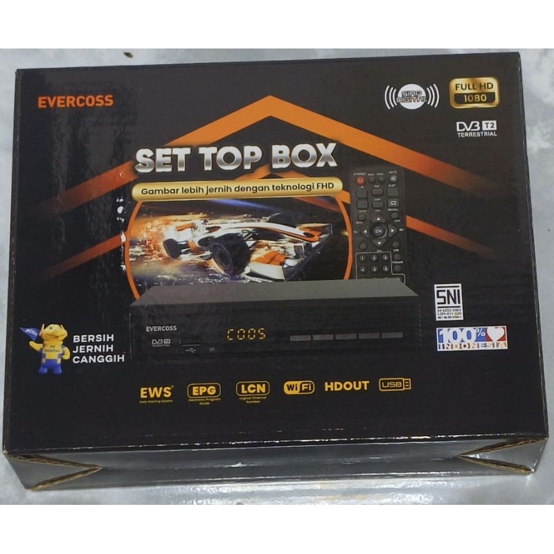 Jual SET TOP BOX EVERCOSS PRIME | Shopee Indonesia