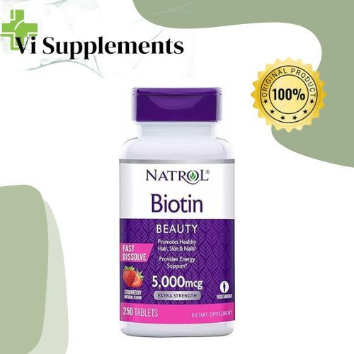 Jual VI SUPPLEMENTS - biotin 5000 mcg - 250 tablets | Shopee Indonesia