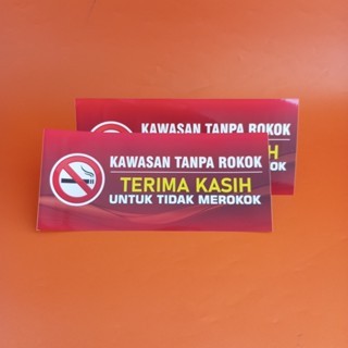 Jual Stiker Chromo Kawasan Tanpa Rokok/ Terimakasih Untuk Tidak Merokok ...