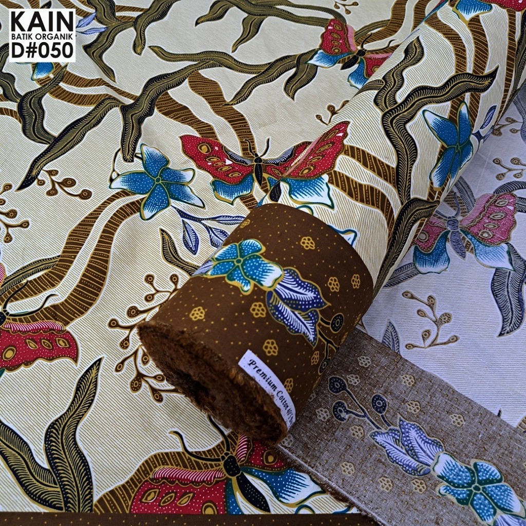 Jual Kain Batik Katun Organik 050 / Kain Batik Katun 050 / Kain Batik ...