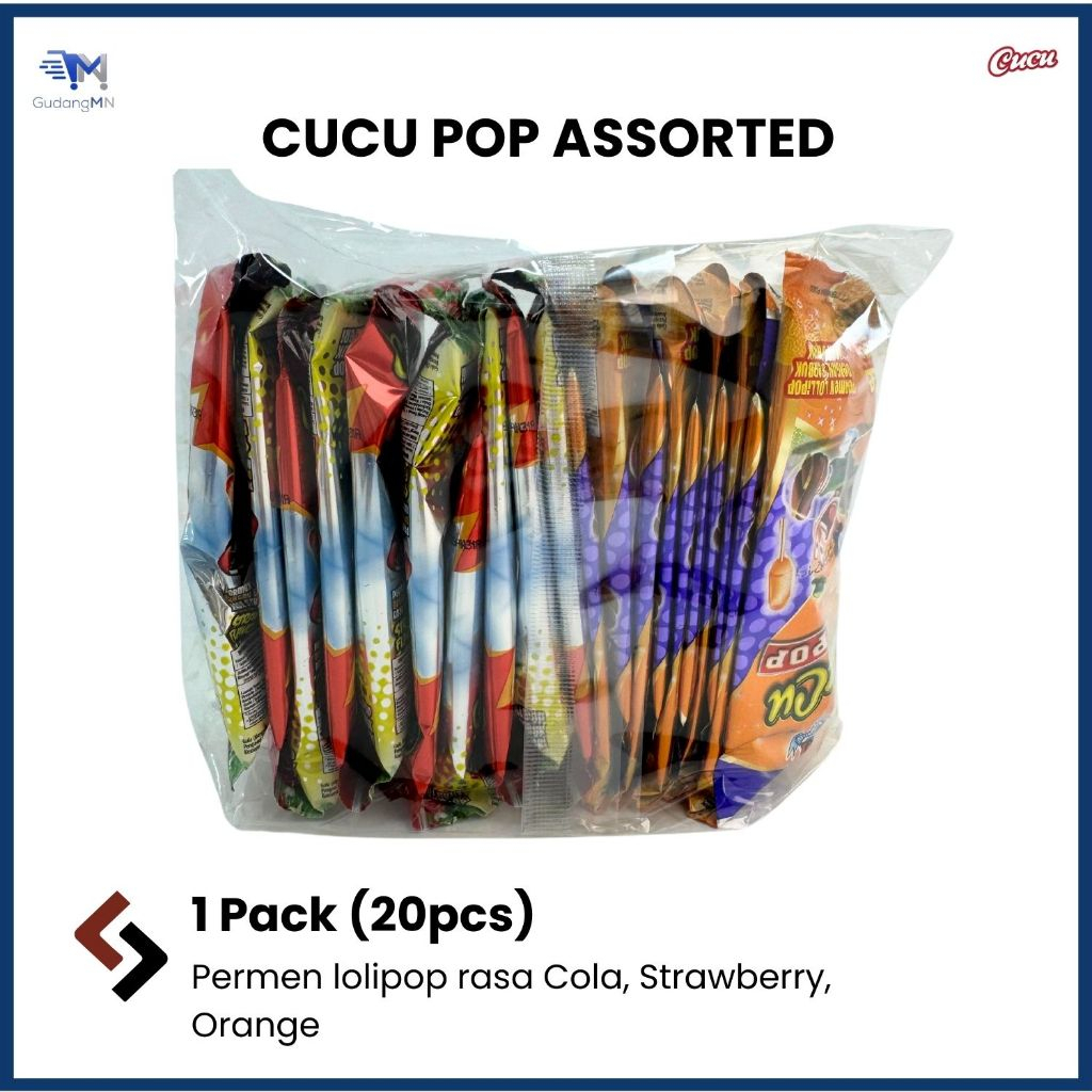 Jual CUCU POP ASSORTED | PERMEN LOLIPOP | Shopee Indonesia