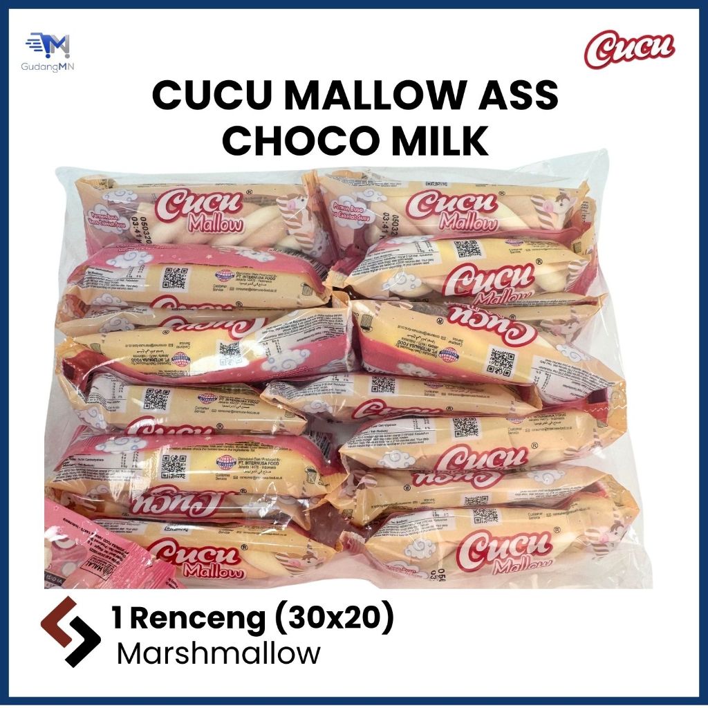 Jual CUCU MALLOW ASSORTED CHOCO MILK | MARSMALLOW | Shopee Indonesia