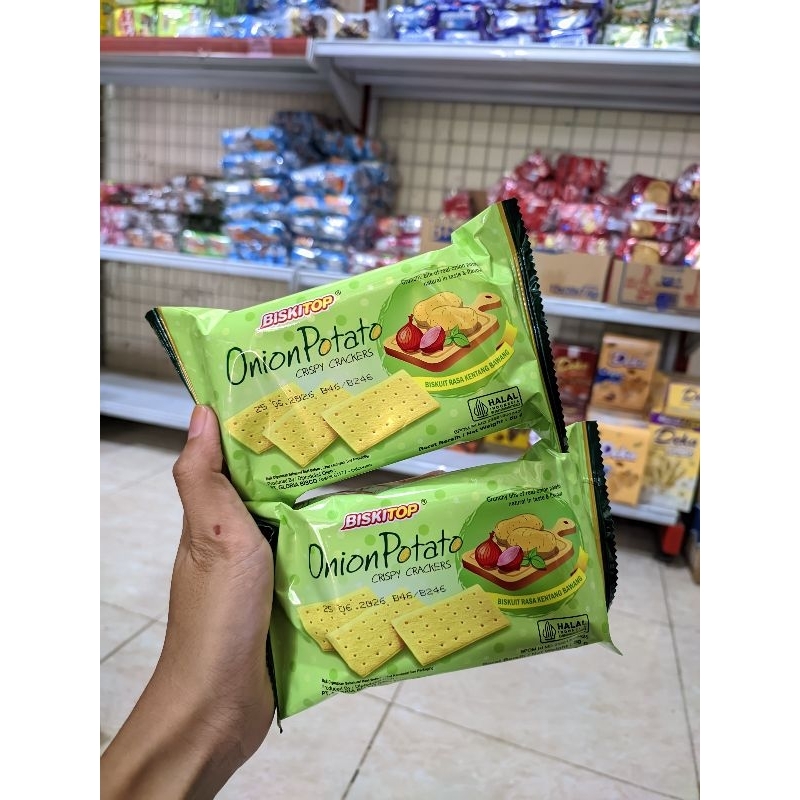 Jual Biskitop onion potato isi24/dus | Shopee Indonesia