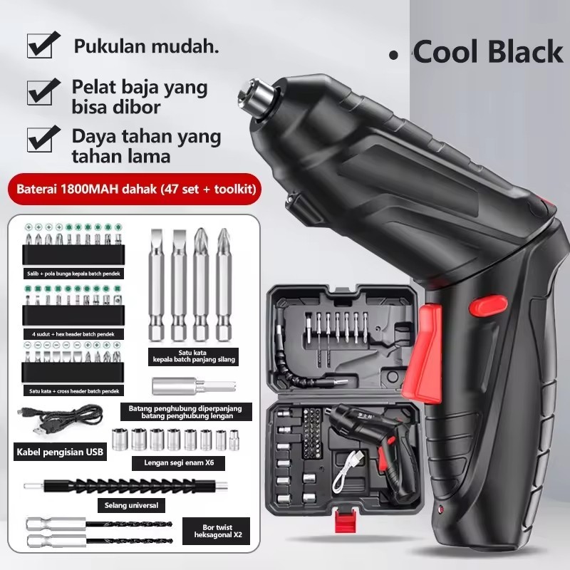 Jual Mesin Bor Cordless Tool Set Obeng Bor Cordless Triple Mode Kerja ...