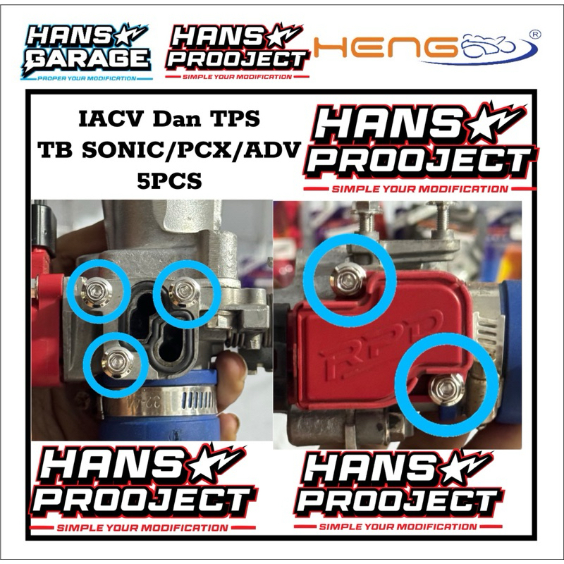 Jual Baut 2 Kunci HENG TPS Dan IACV Throttle Body SONIC CBR PCX ADV ...
