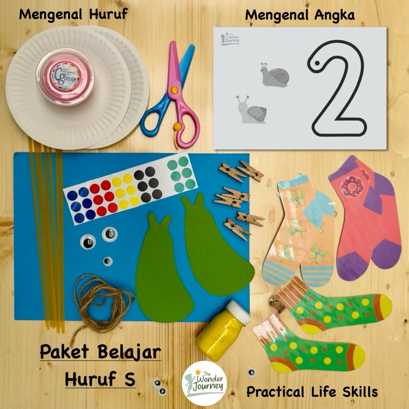 Jual Huruf S - Paket Belajar Di Rumah Huruf S Usia 2 - 5 Tahun Kelas ...