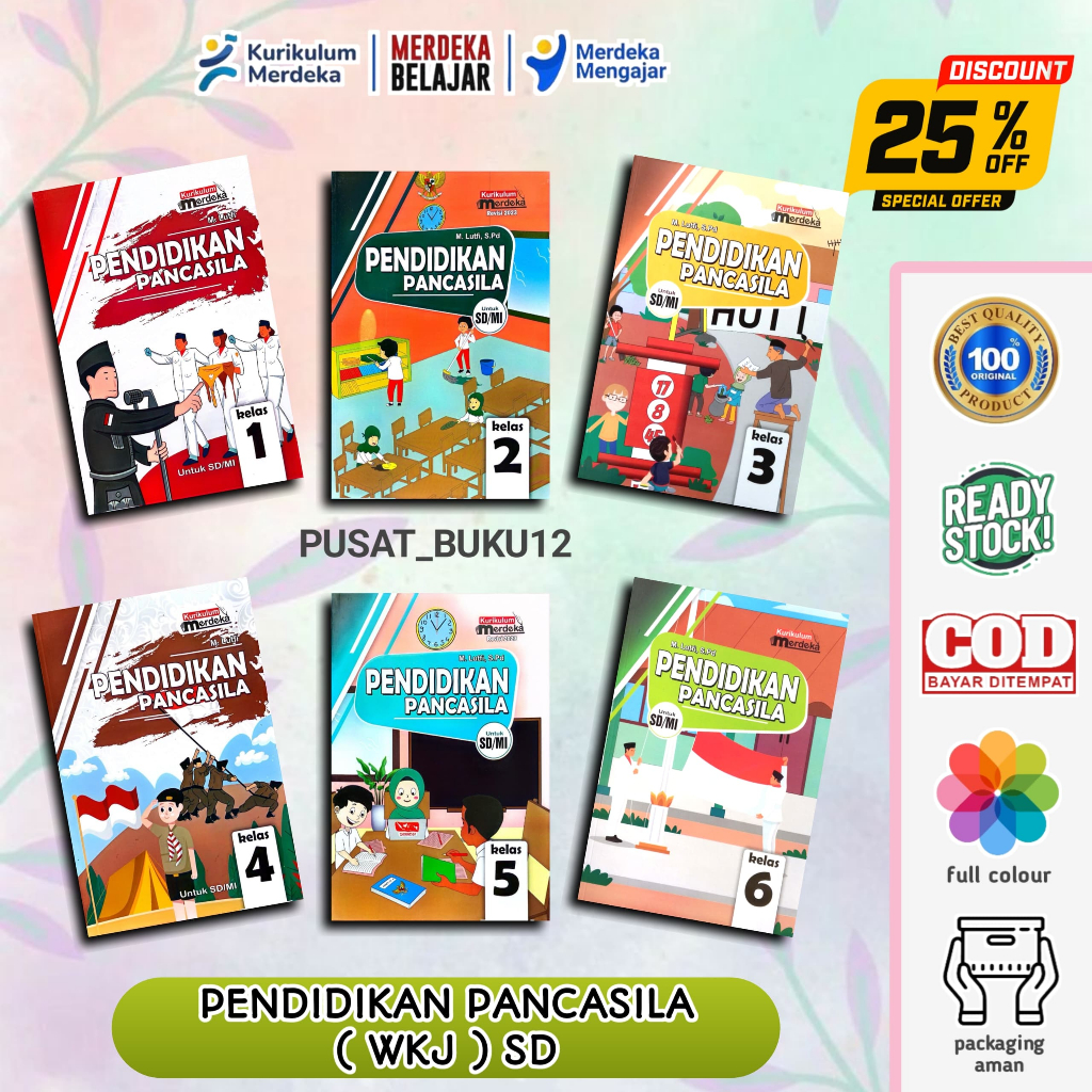 Jual Buku Siswa Pendamping PENDIDIKAN PANCASILA Kelas 1,2,3,4,5,6 SD Kurikulum Merdeka - Wahana ...