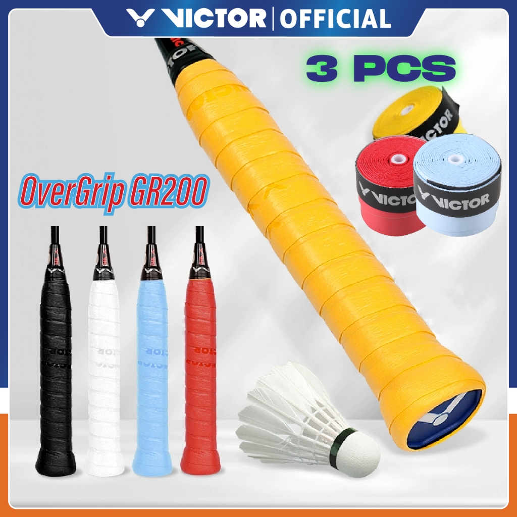Jual Grip Karet Raket Badminton VICTOR Overgrip GR-200 GR200 GR 200 ...
