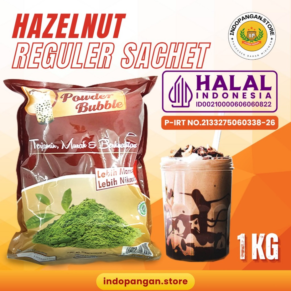Jual Powder Rasa HAZELNUT 1 KG (MIX GULA) Kemasan Sachet - Bubuk ...