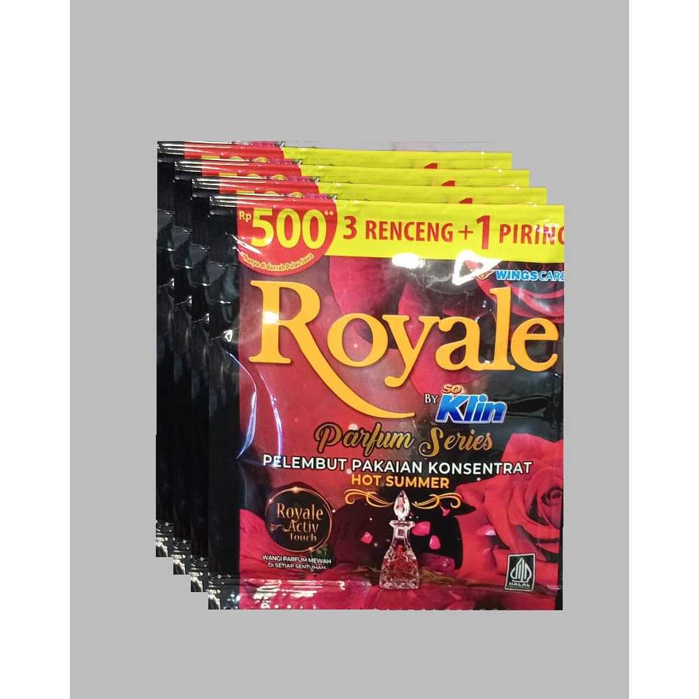 Jual Royal / Royale Pewangi Pakaian Royale by Soklin Sachet 1 renceng Parfum Premium untuk ...