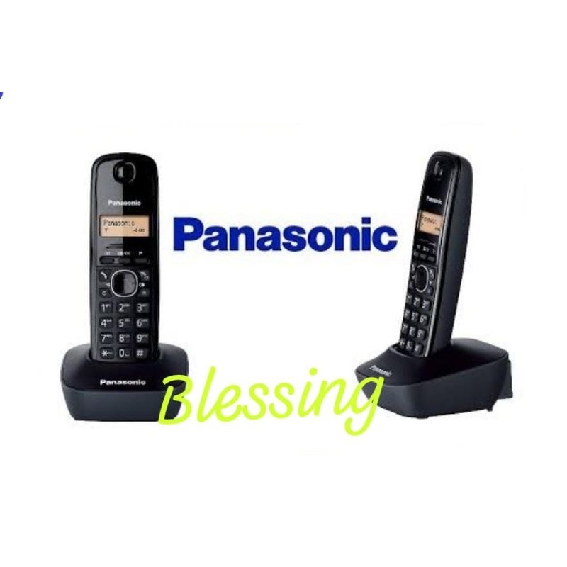 Jual Wireless Phone Panasonic KX-TG1611 (Hitam) | Shopee Indonesia