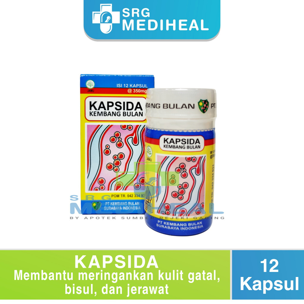 Jual Kapsida Kembang Bulan 12 Kapsul - Obat Gatal, Bisul, dan Jerawat ...