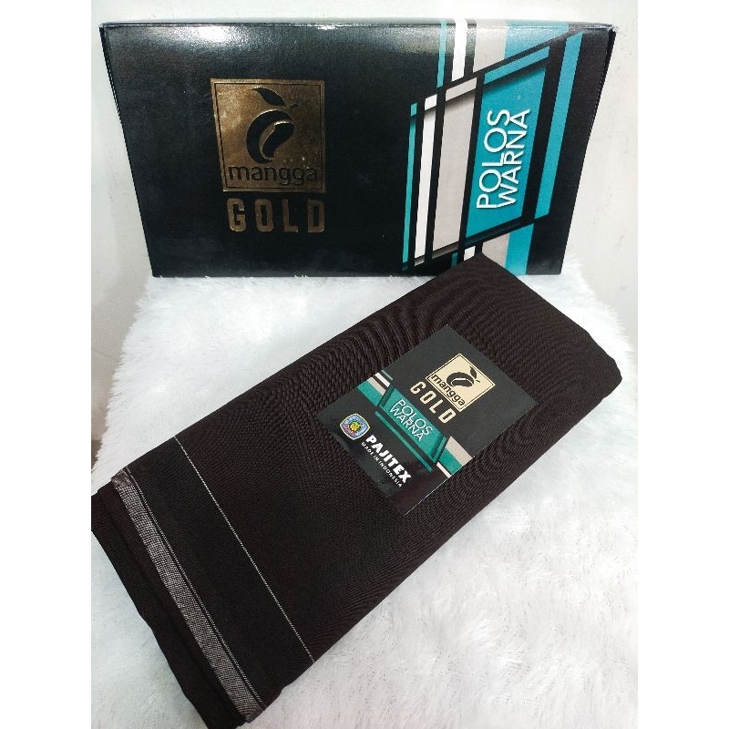 Jual sarung mangga gold polos warna bahan full katun tenun pilihan ...