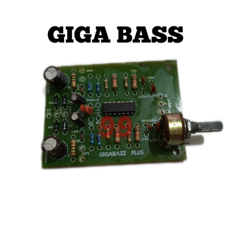 Jual Giga bass plus potensio turbo bass penambah bass | Shopee Indonesia