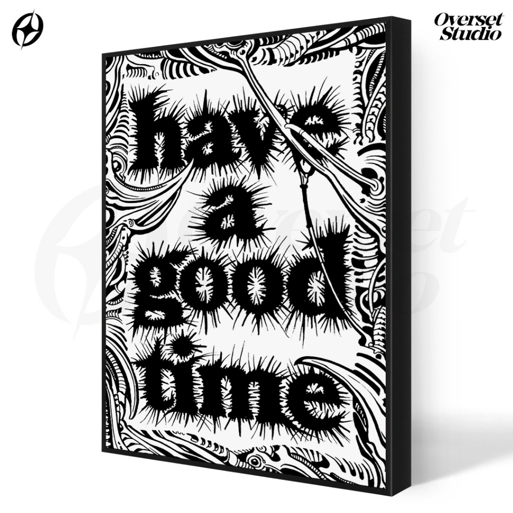Jual (Poster + Frameblock) Have A Good Time Poster Dinding Aesthetic ...