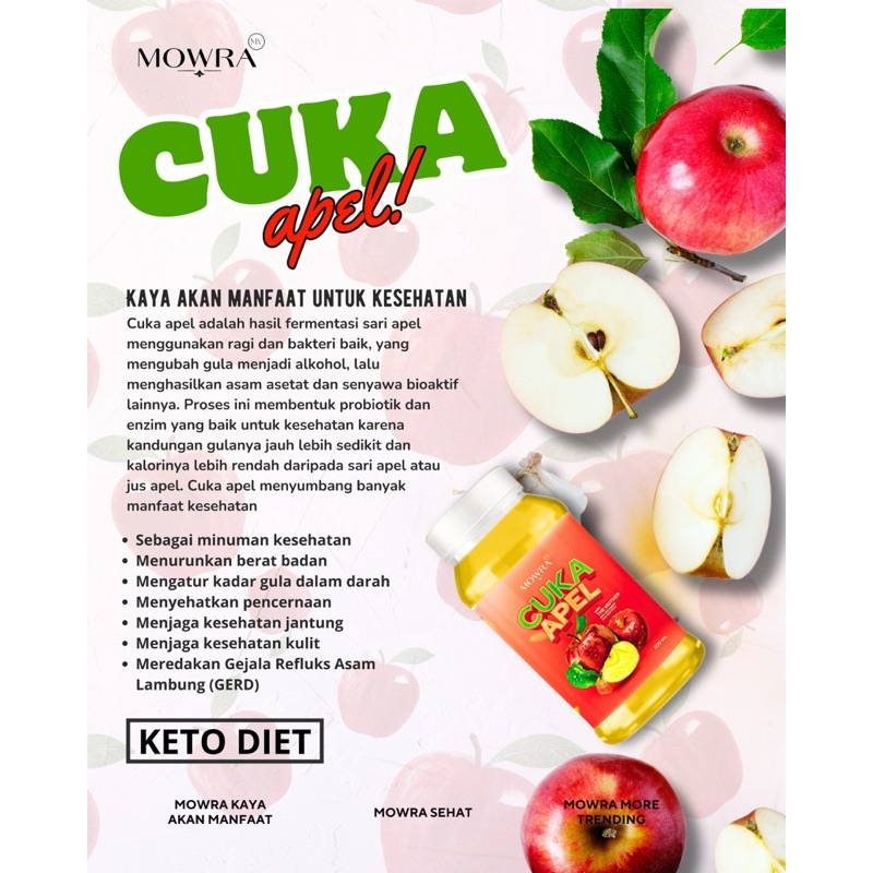 Jual Cuka Apel by MOWRA ORIGINAL | Shopee Indonesia