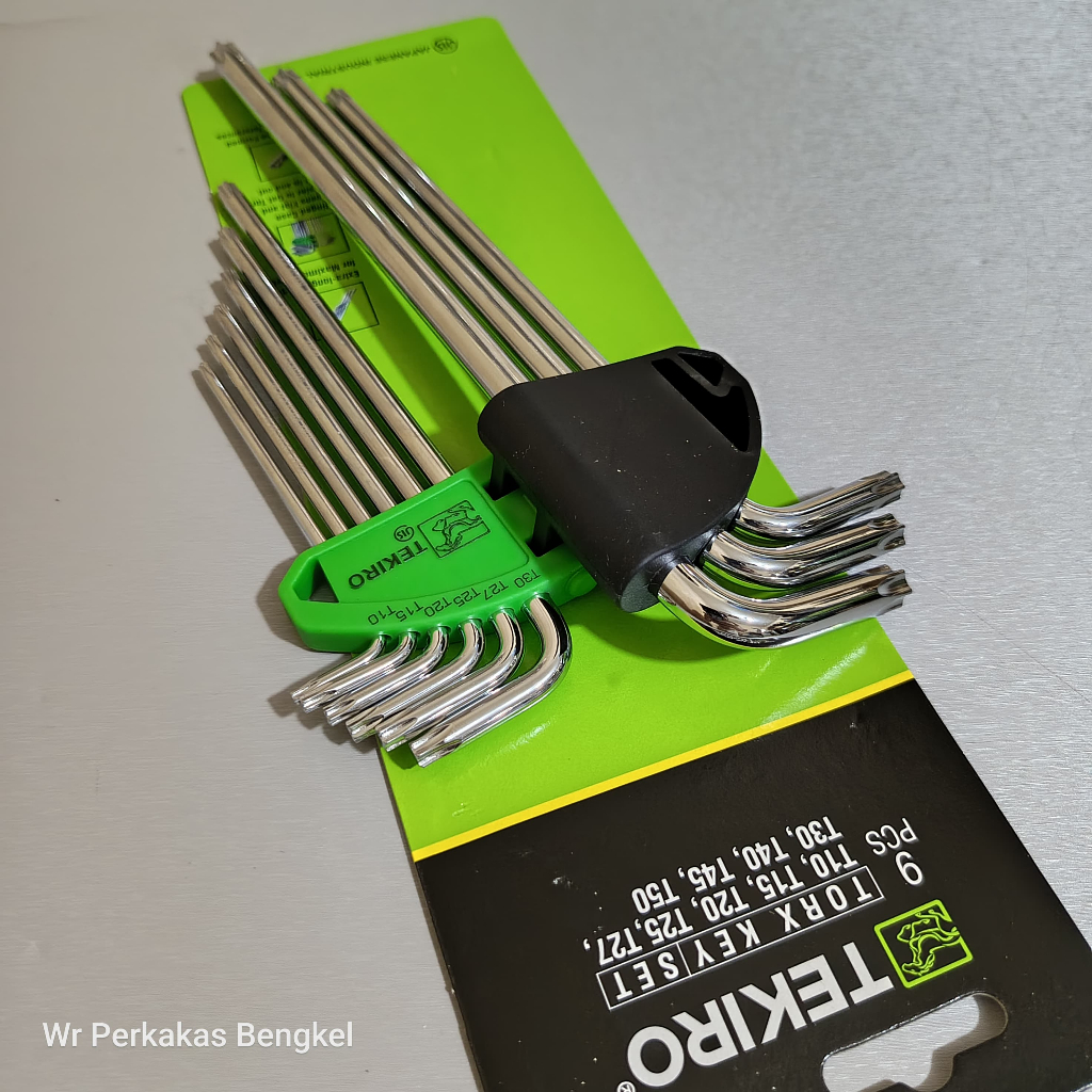 Jual TEKIRO Kunci L Bintang 1 Set Lengkap - Kunci L Set Torx Key Set 9 Pcs Ready Kunci L Bintang ...