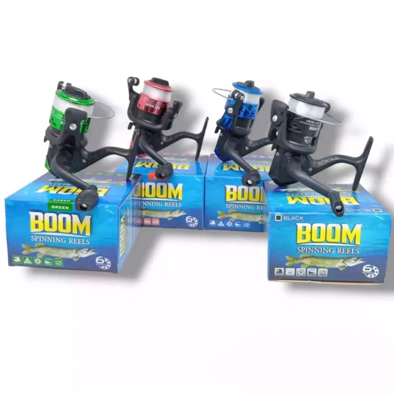 Jual Reel Pancing 200 Spinning 6 Ball Bearing Kekuatan 5 Kg Bonus Sena ...