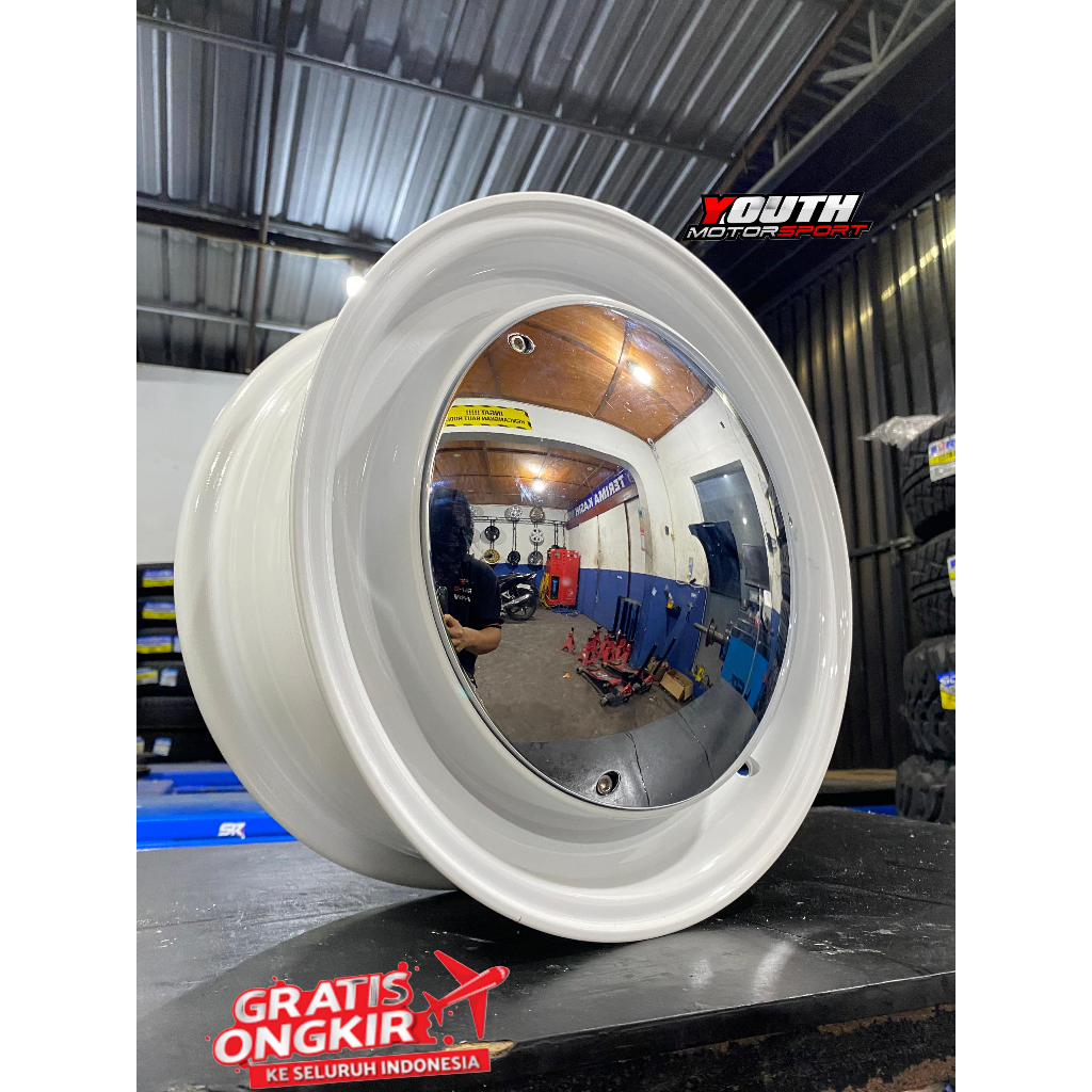Jual VELG R14 MODEL KLASIK RETRO HSR MIRROR COCOK UNTUK WULING AIR-EV ...