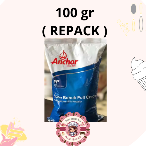 Jual Tepung Susu Anchor Susu Bubuk ( REPACK ) 100 gr / 1 ons | Shopee ...