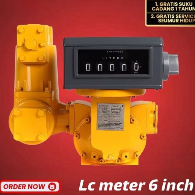 Jual FLOWMETER LC METER 6" INCH LIQUID CONTROL INDUSTRI TAMBANG SPBU ...